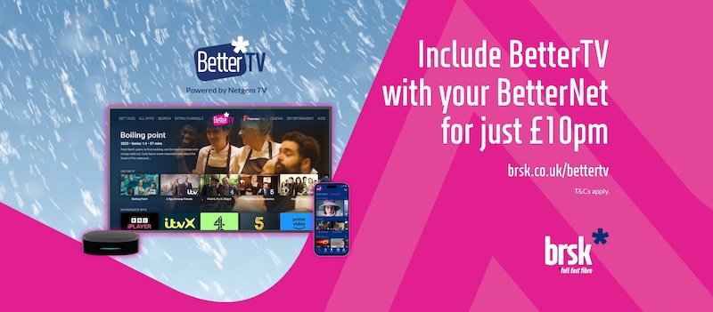 Brsk launch TV service - plus unlimited referrals for clubs