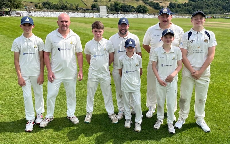 Three families (and eight players) in Low Moor Holy Trinity XI
