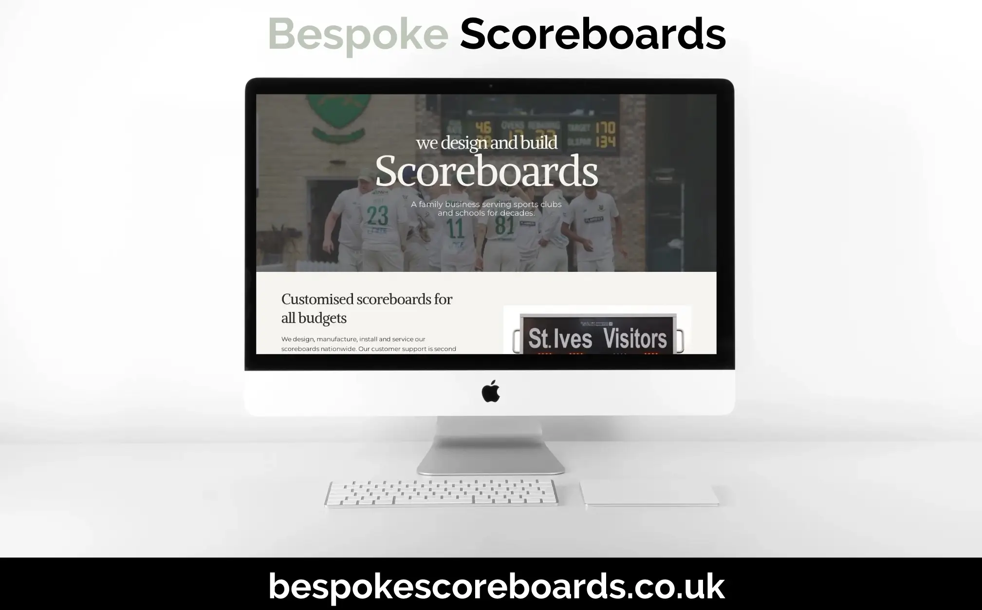 Bespoke Scoreboards launch their new website